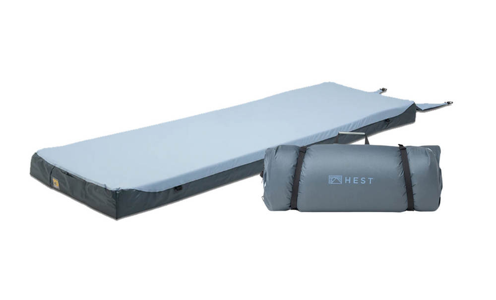 HEST Memory Foam Camping Mattress Pads & Pillows | Sleep Comfortably
