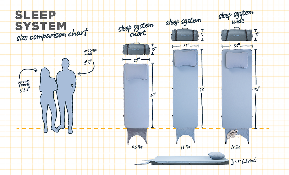 Hest Sleep System | Premium Camp Mattress - HEST