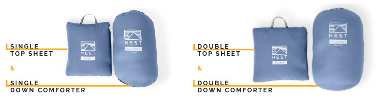 HEST Top Sheet | Sleep Comfortably Outdoors