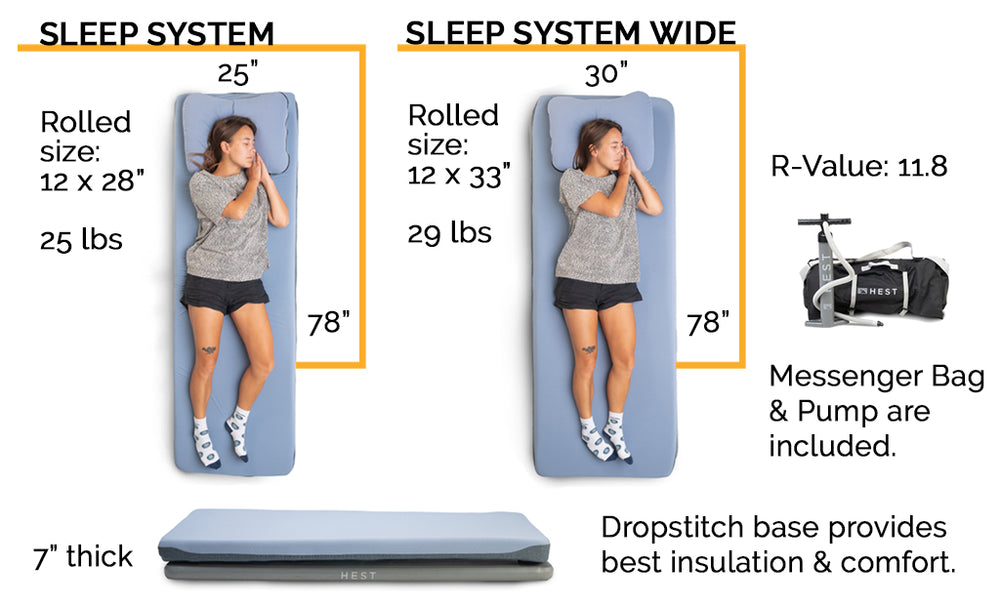 Hest Sleep System | Premium Camp Mattress - HEST